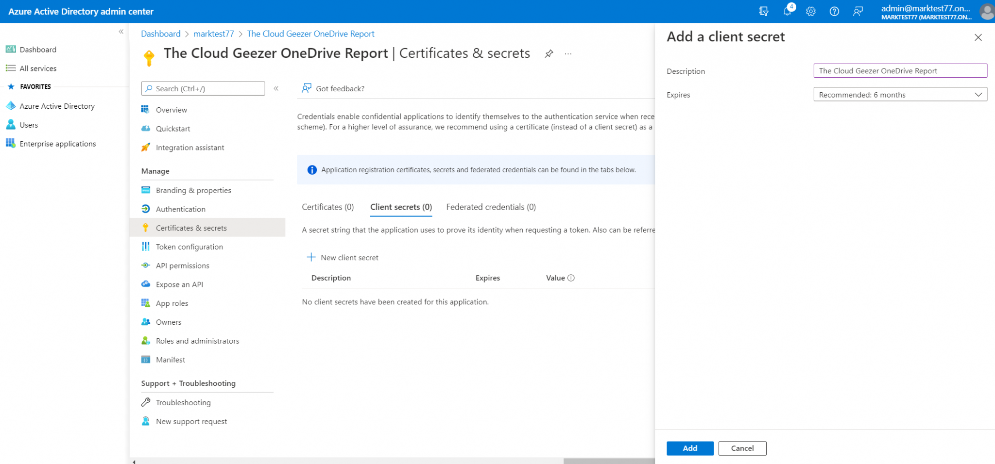 OneDrive Sharing Report - The Cloud Geezer