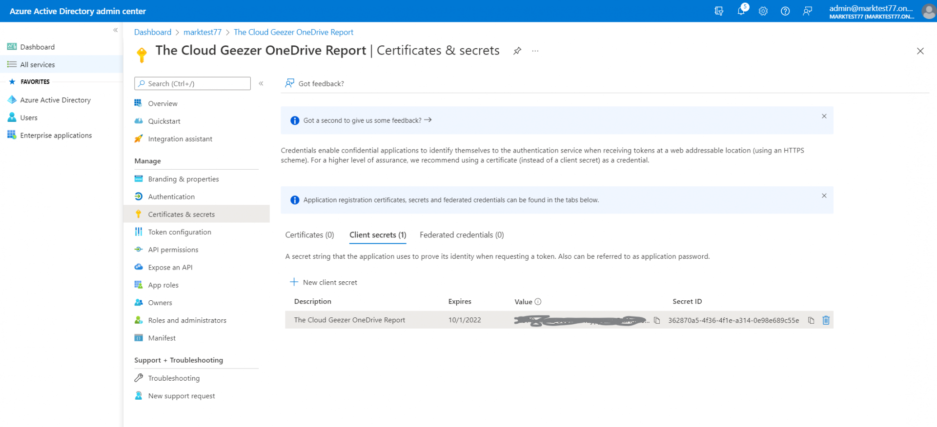 OneDrive Sharing Report - The Cloud Geezer